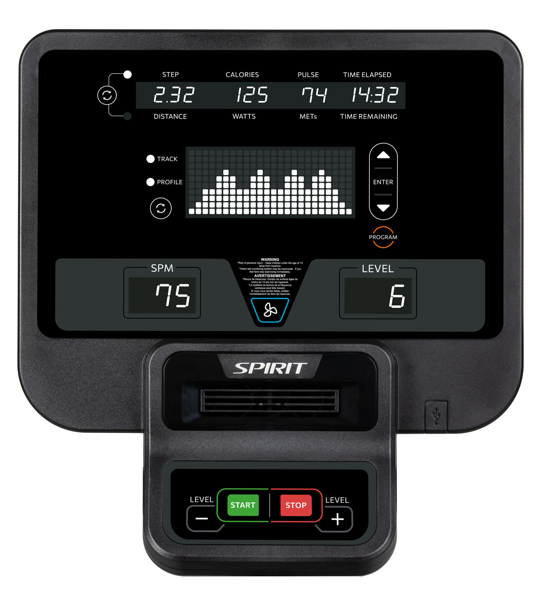 CRS800S Recumbent Stepper - Spirit Fitness Canada